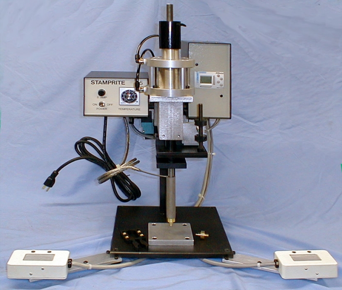 Air Actuated 1/4 Ton Heat Staking Machine Model HS-5A - Stamprite Machine